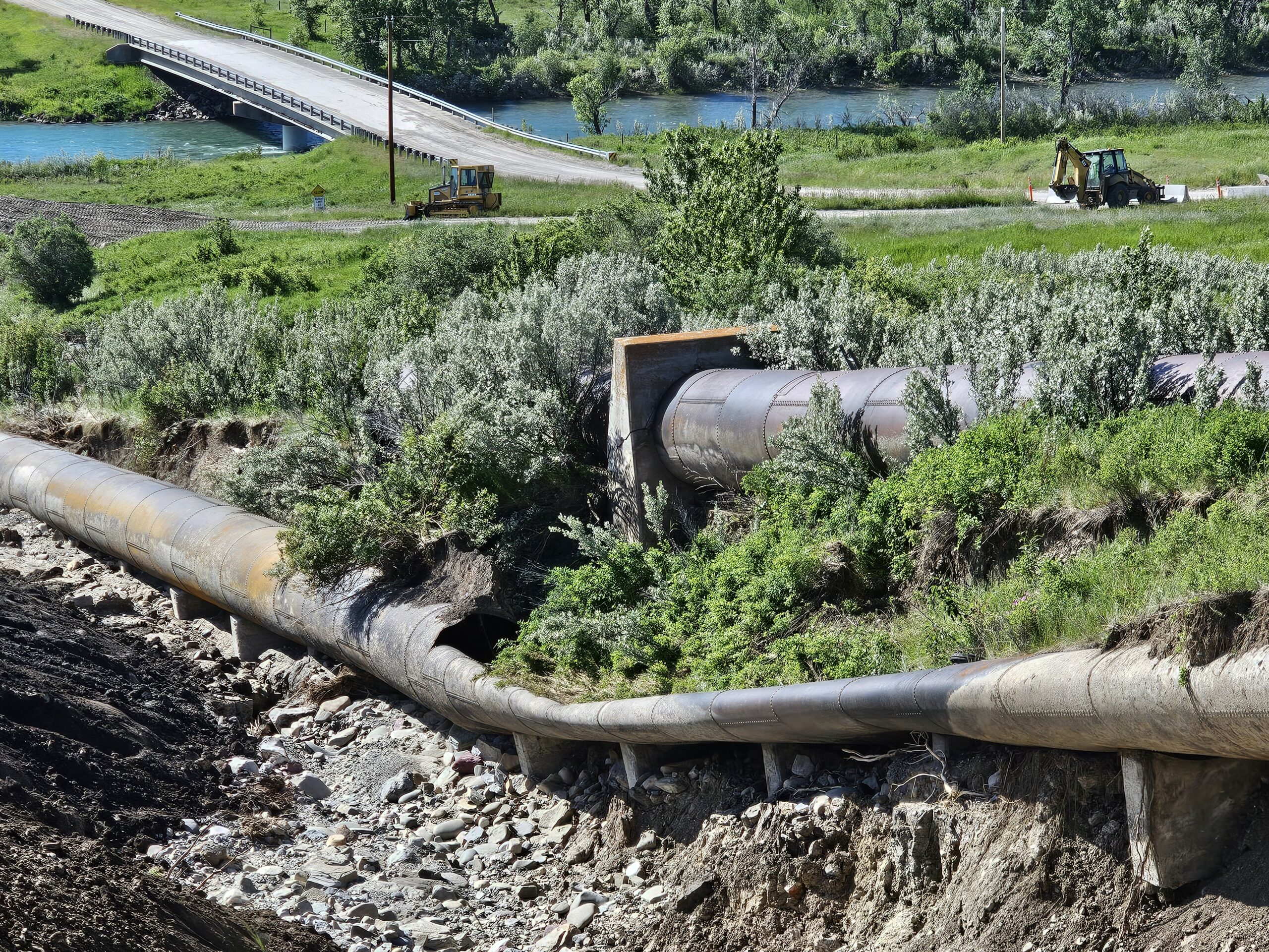 St. Mary Siphon Failure Gallery - Milk River Project